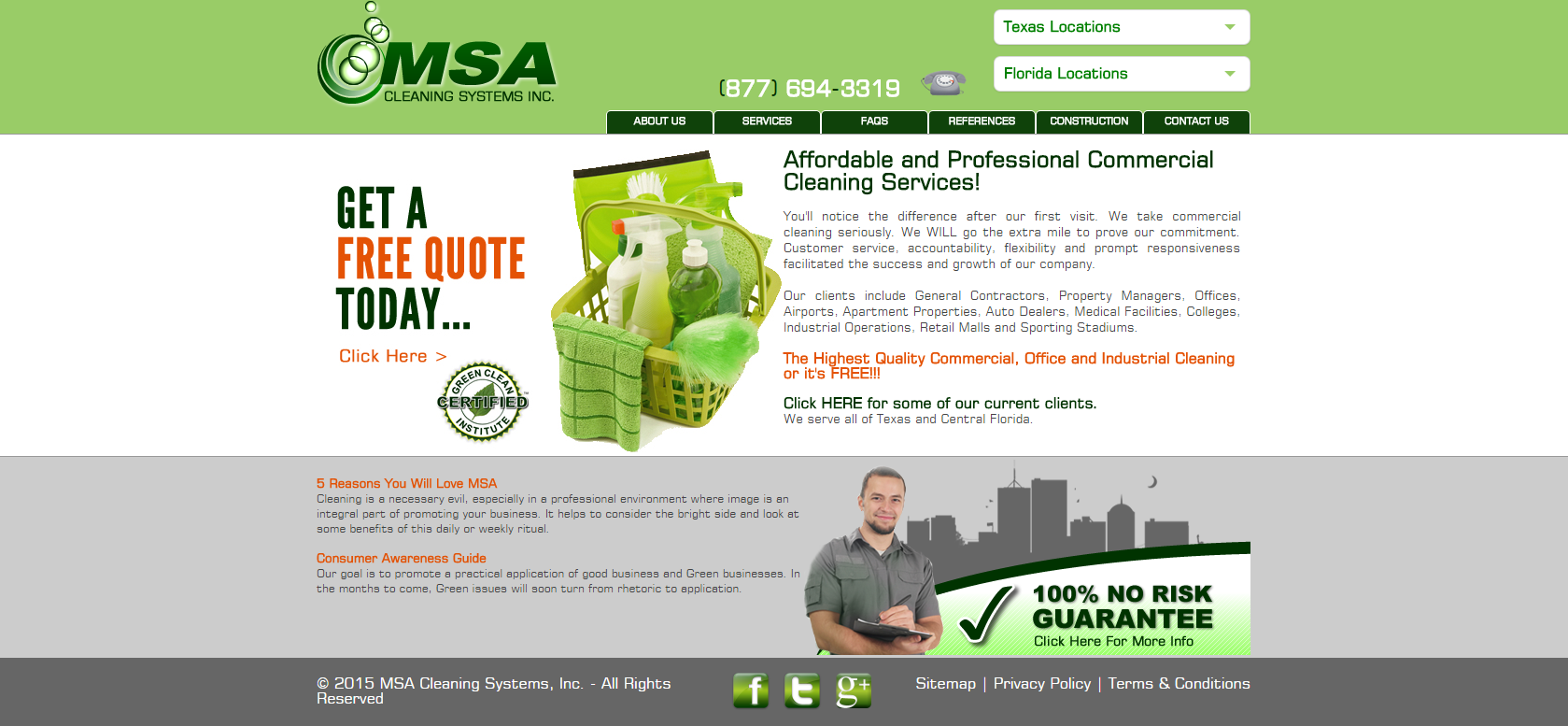 Website Portfolio MSA Cleaning Systems Soul Web Design Software ...